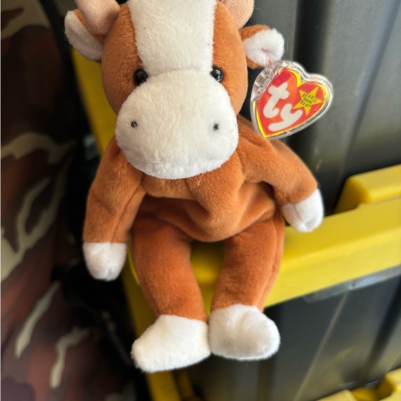 Ty | Toys | Ty Brown And White Stuffed Animal Horse | Poshmark